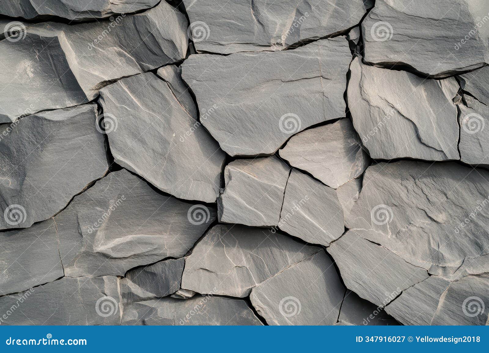 Gray Stone Wall Pattern with Natural Textured Rock Slabs for ...