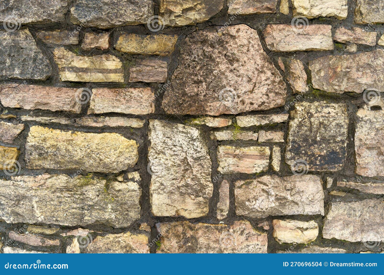 Gray Stone Wall Texture with Shades of Different Colors Stock Photo ...
