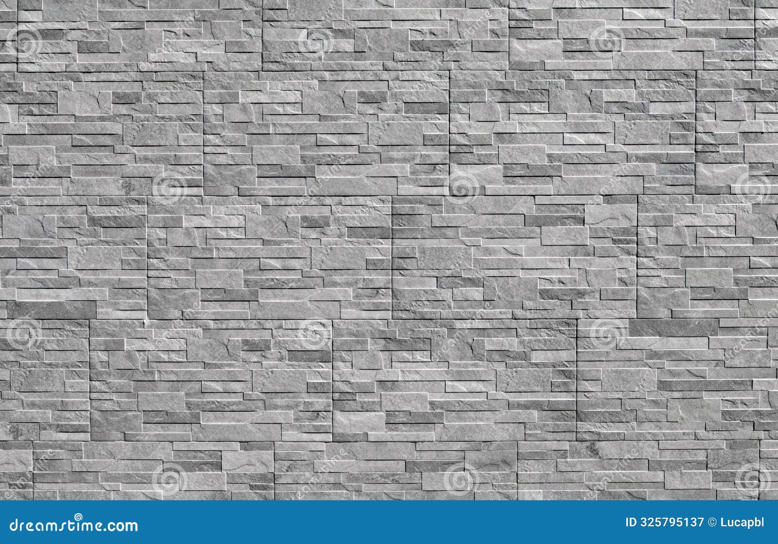 Gray Stoneware Paneling Wall with Stone Effect. External Wall Covering ...
