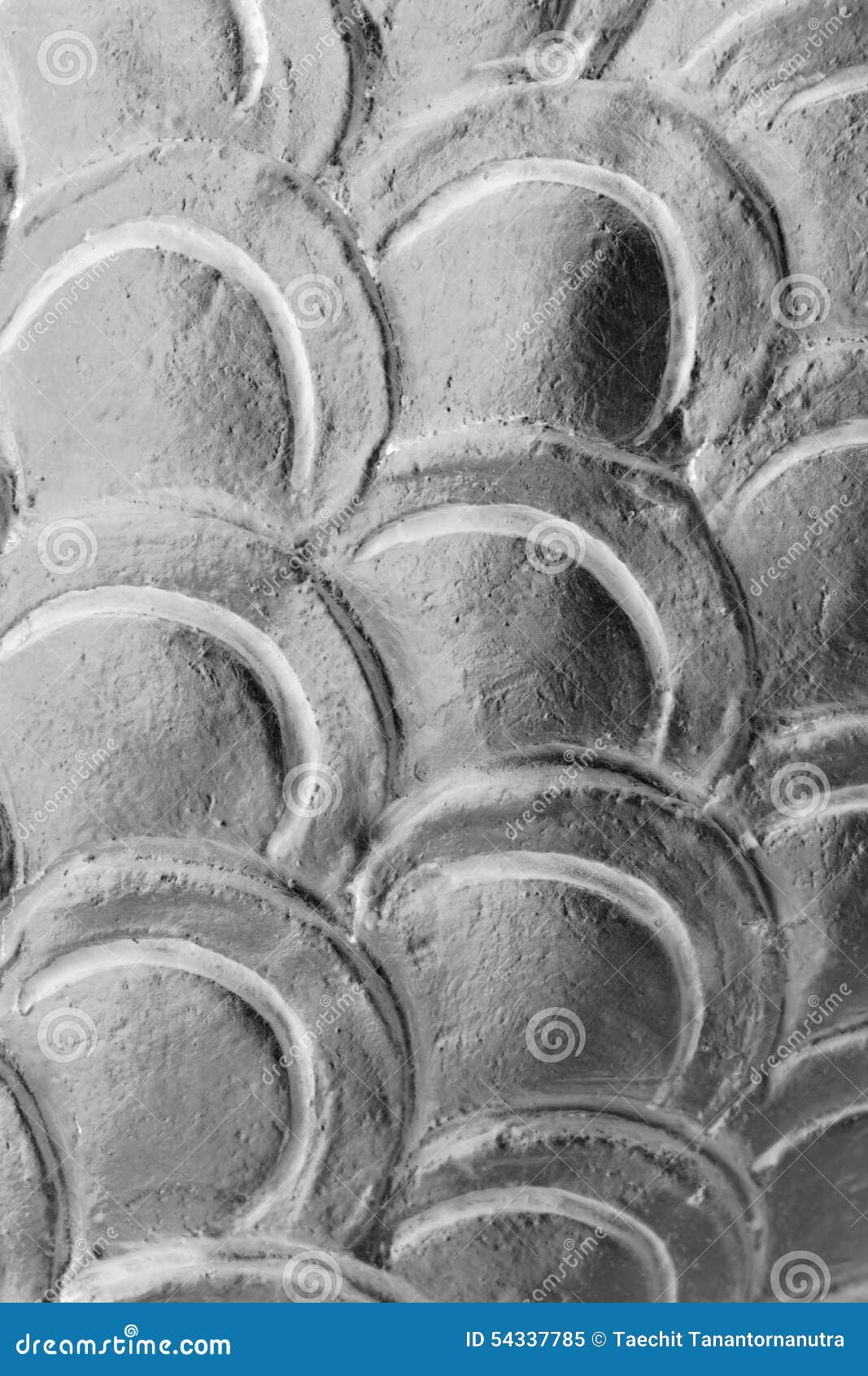 Gray stucco of fish scale stock image. Image of circle - 54337785
