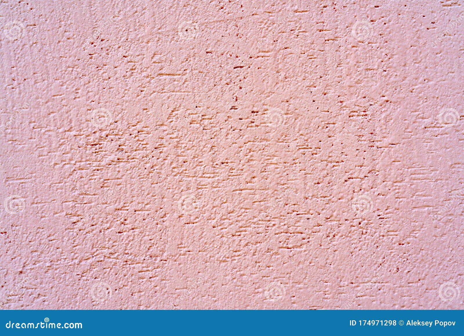 Pink Stucco on Wall of House. Stock Photo - Image of stucco, plaster ...