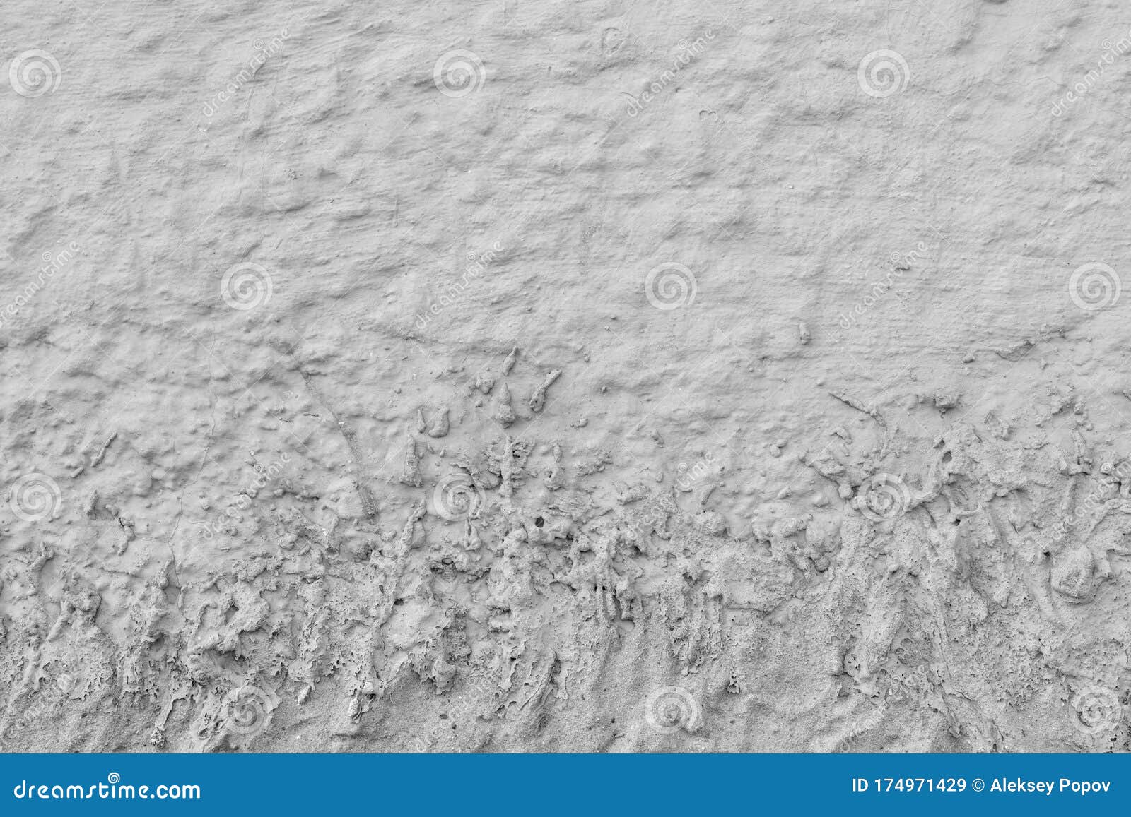 Gray Stucco on Wall of House. Stock Image - Image of grey, rough: 174971429