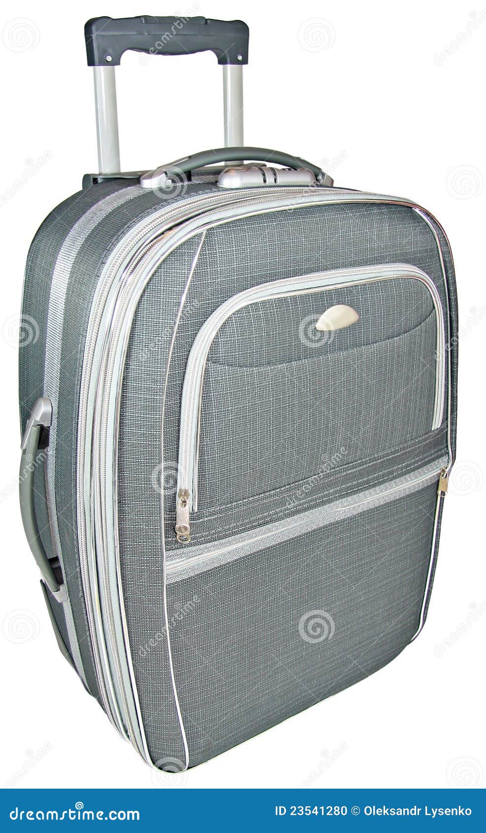 Gray suitcase stock photo. Image of baggage, trip, holiday - 23541280