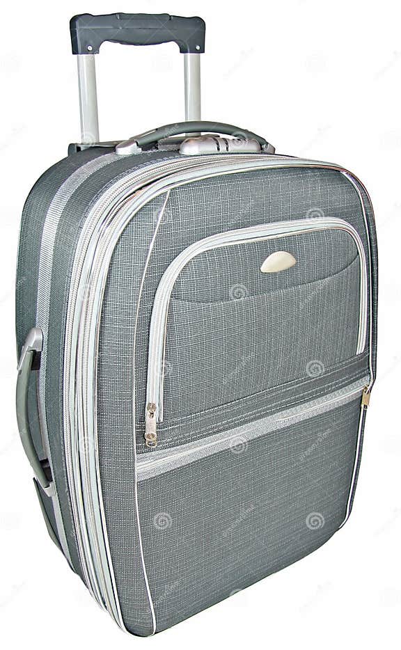 Gray suitcase stock photo. Image of baggage, trip, holiday - 23541280
