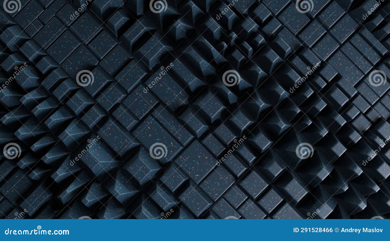 The Gray Surface Moves Up and Down. Geometric Shapes on the Surface ...