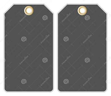 Gray Tag Label Symbol Sign,Vector Illustration, Isolate on White ...