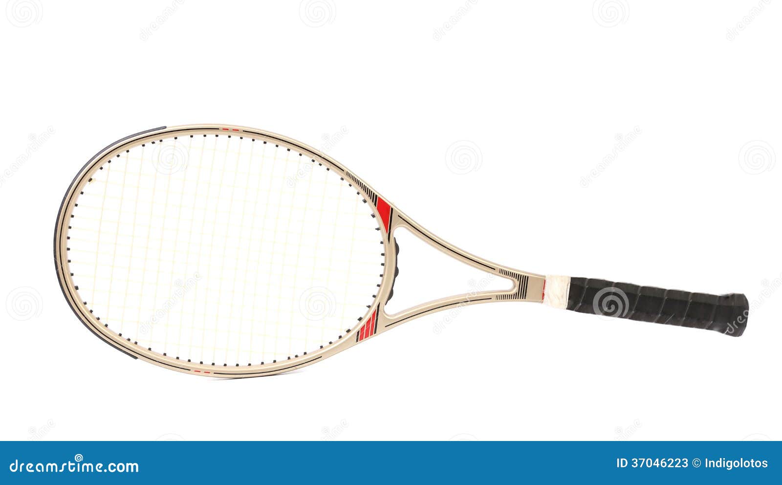 Gray tennis racket. stock image. Image of equipment, tennis - 37046223
