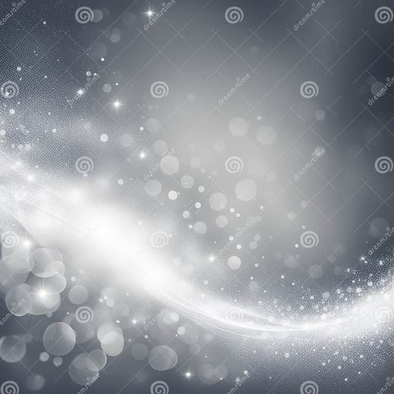 Gray Texture Background, Abstract Fantasy Gray Background with Light and Bokeh Effect. Gray ...