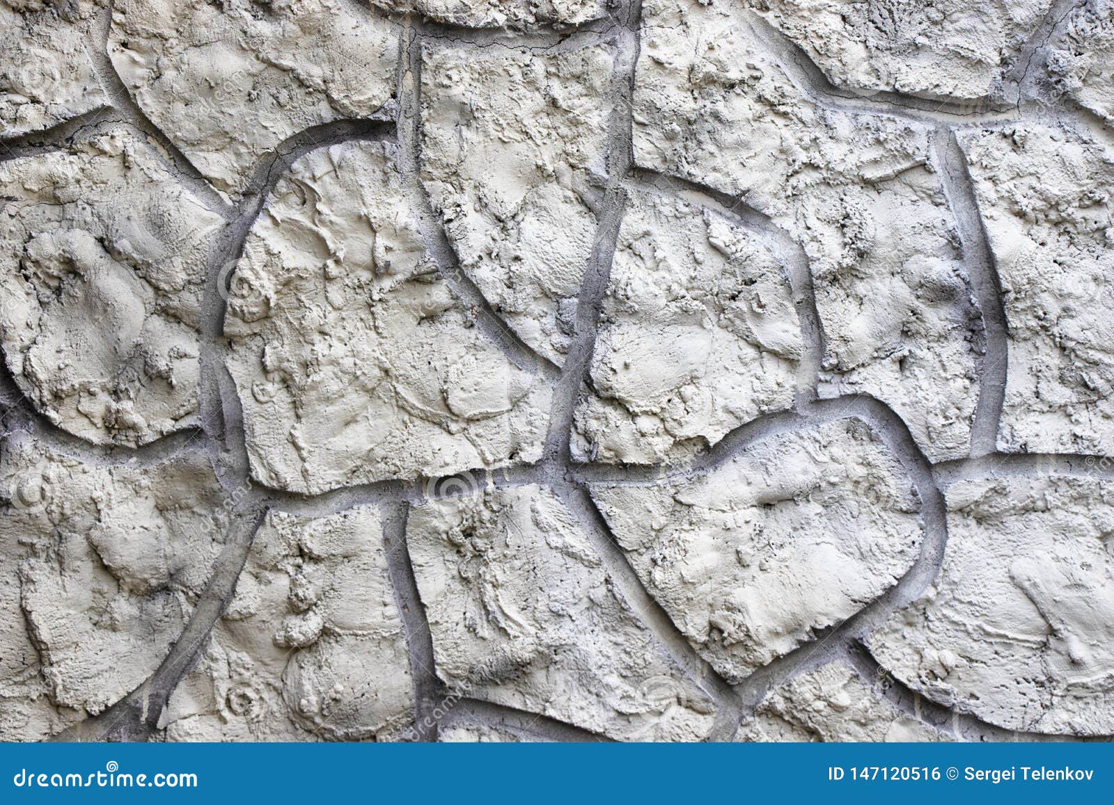 Gray Textured Plaster on the Wall is Embossed. the Texture on the Wall ...