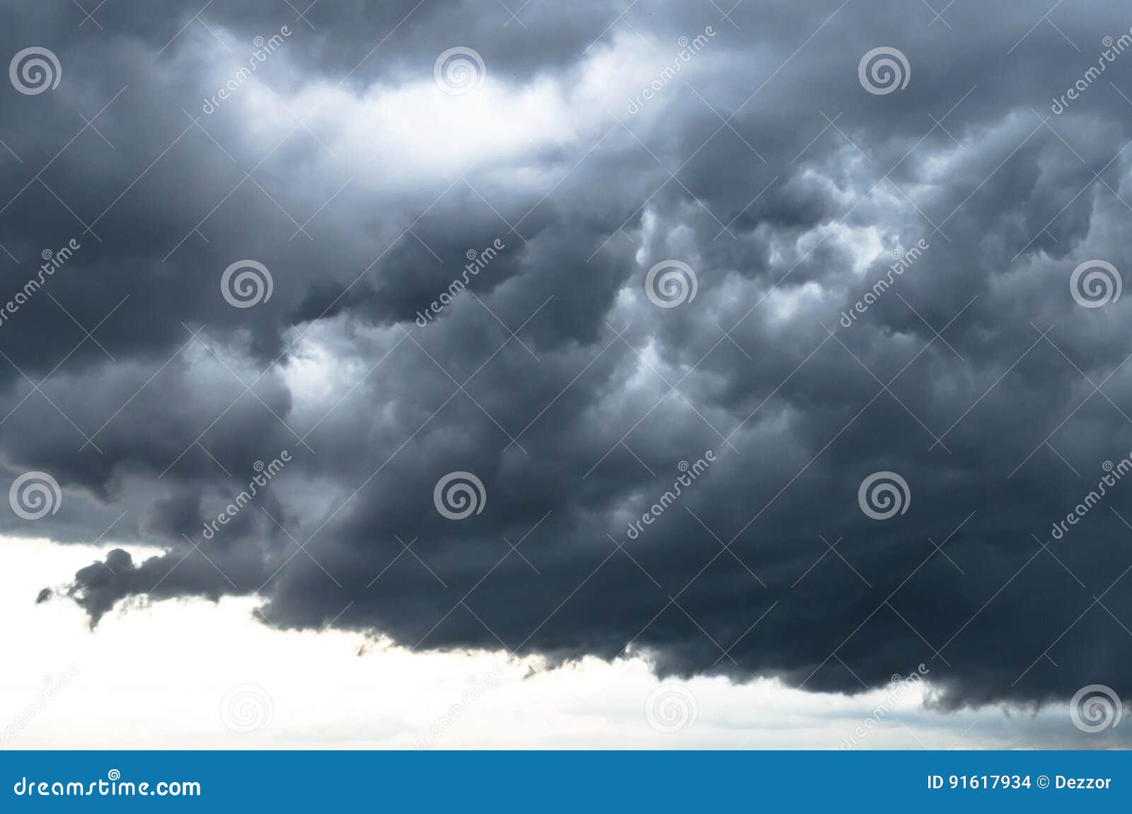 Gray Textured Storm Clouds of Bad Weather, the Edge of Thunderstorm ...