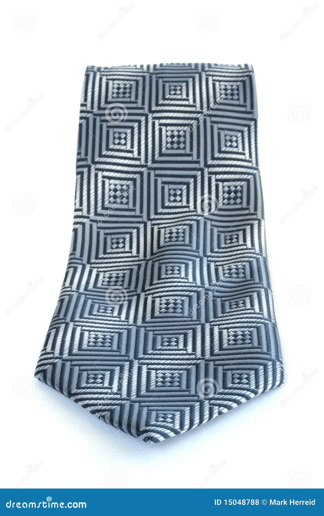 Gray Tie with Pattern stock photo. Image of lines, black - 15048788