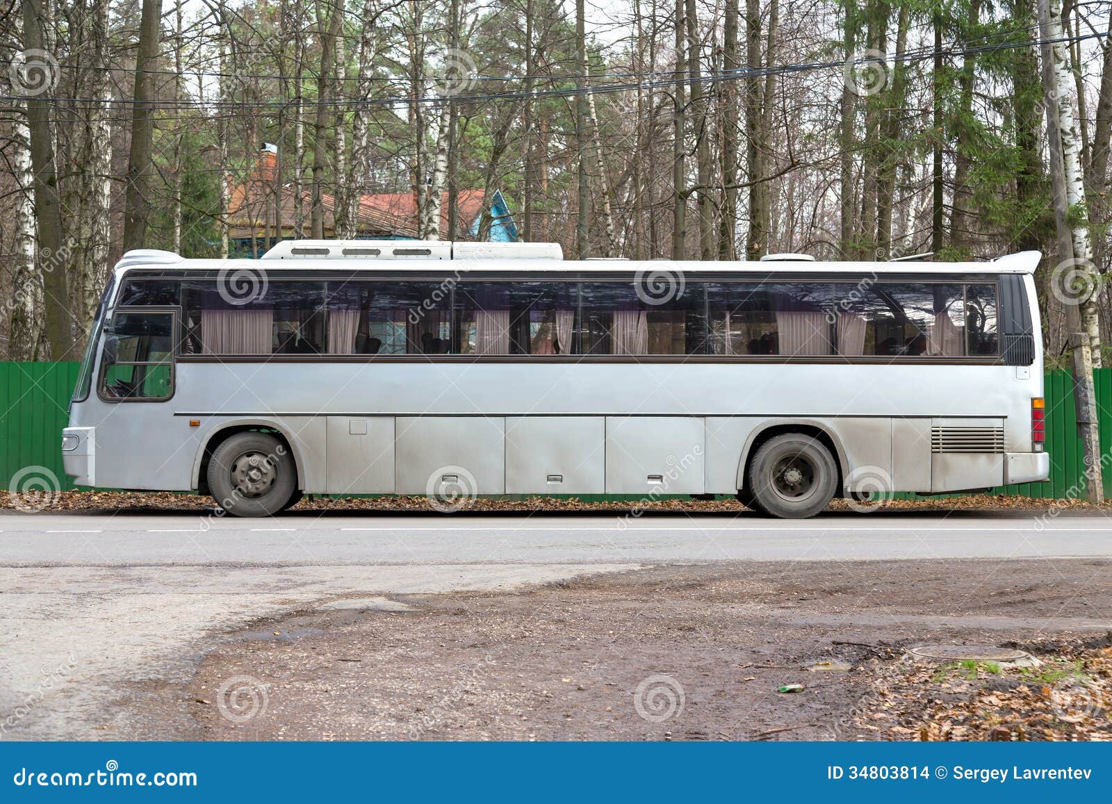 Gray tour bus stock photo. Image of transport, coach - 34803814