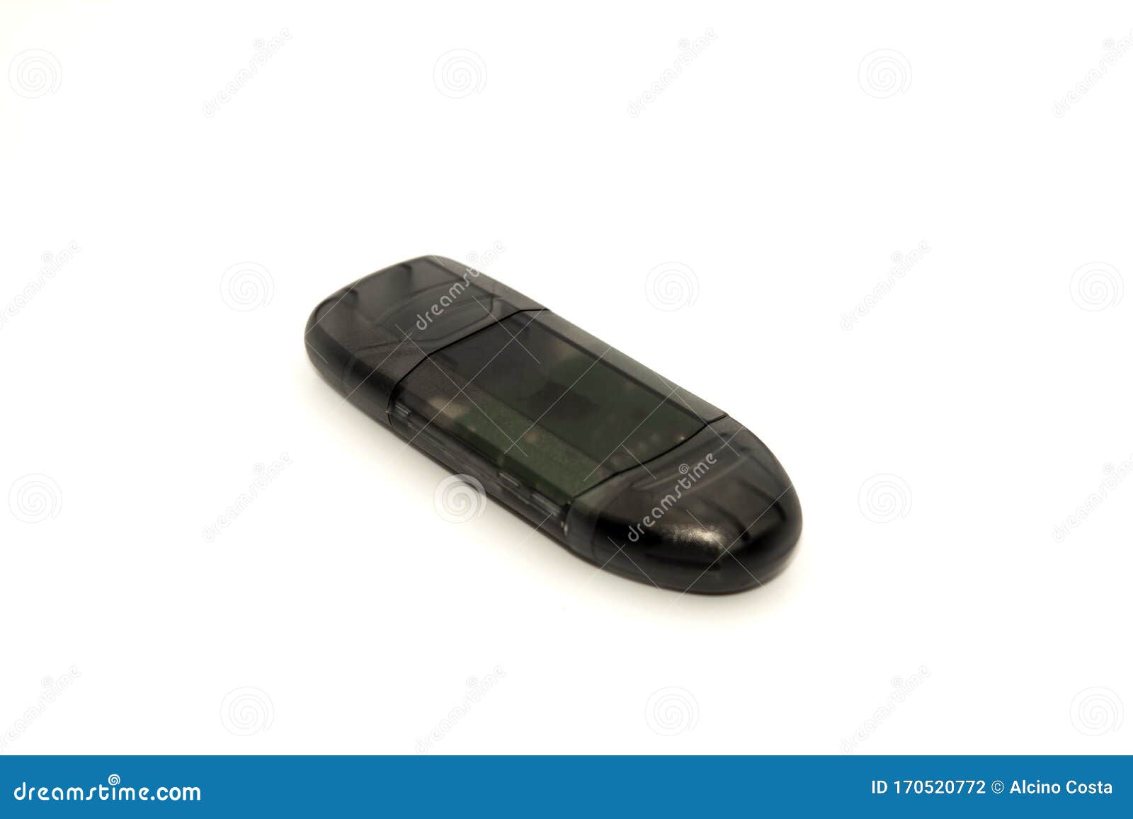 Gray Transparent USB Flash Drive Stock Photo - Image of computing ...