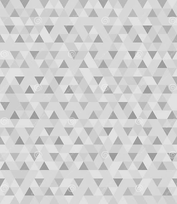 Gray Triangle Pattern. Seamless Vector Background Stock Vector ...