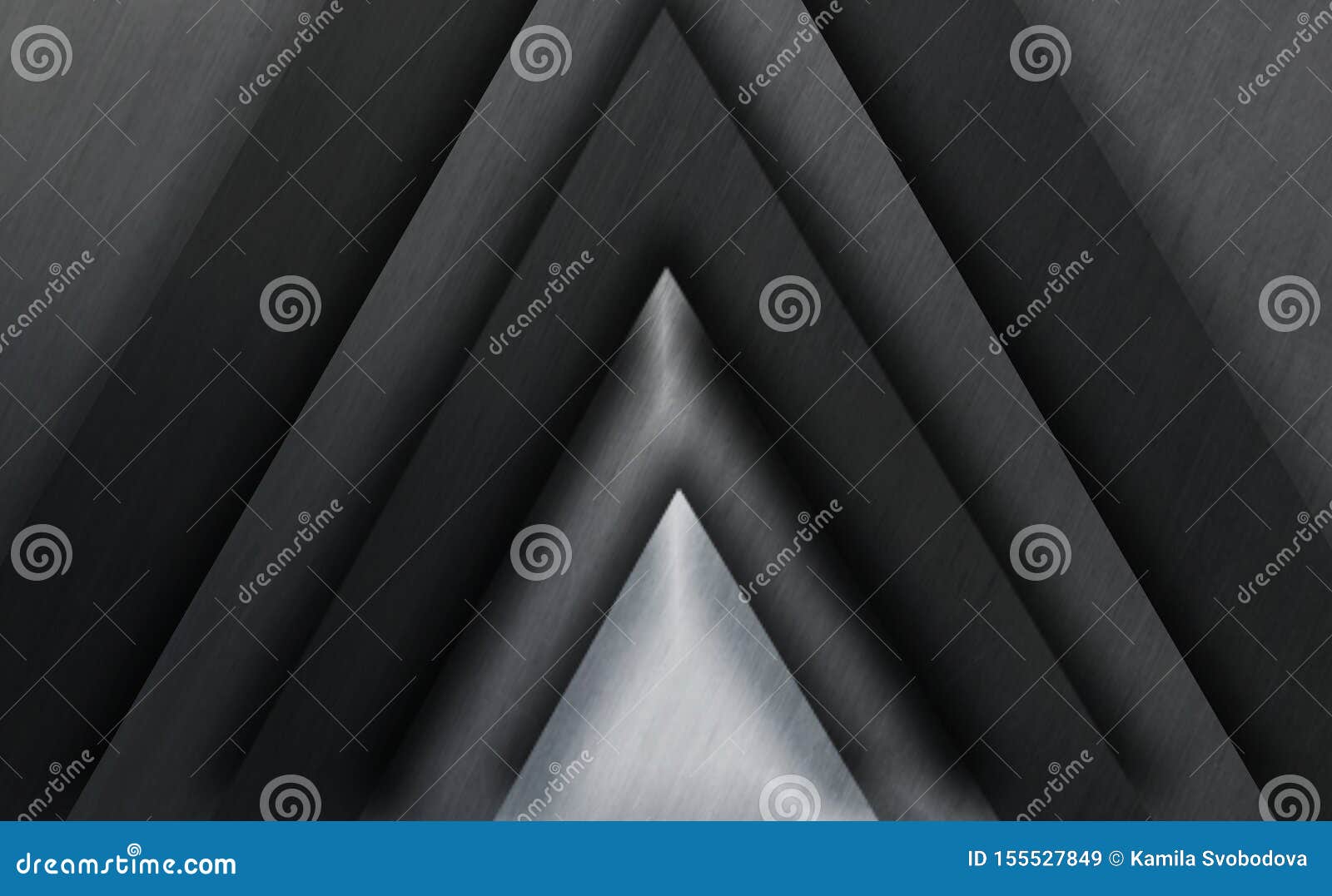 Gray Triangles of Different Shades with Steel Surface Stock ...