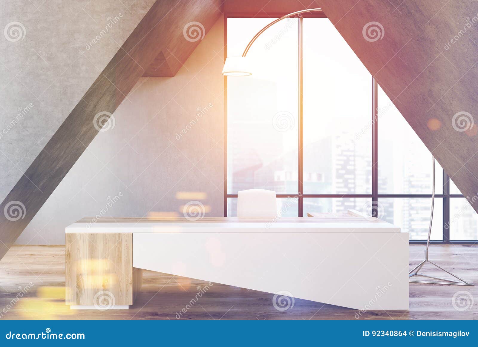 Triangular Office Table Topview Royalty-Free Stock Photography ...