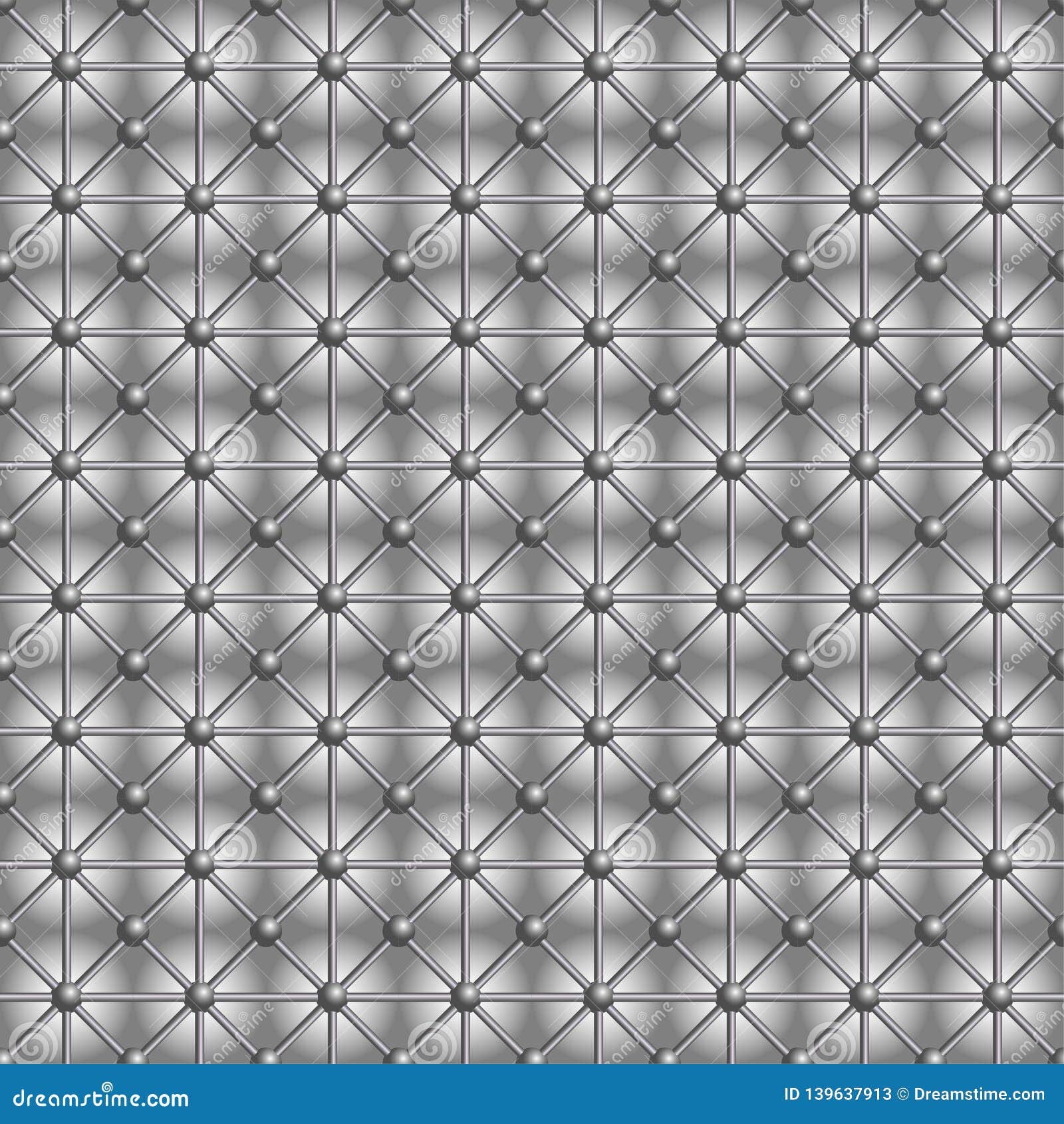 Gray_Triangular_Square_Grid_With_Spheres_at_Intersections_Seamless ...