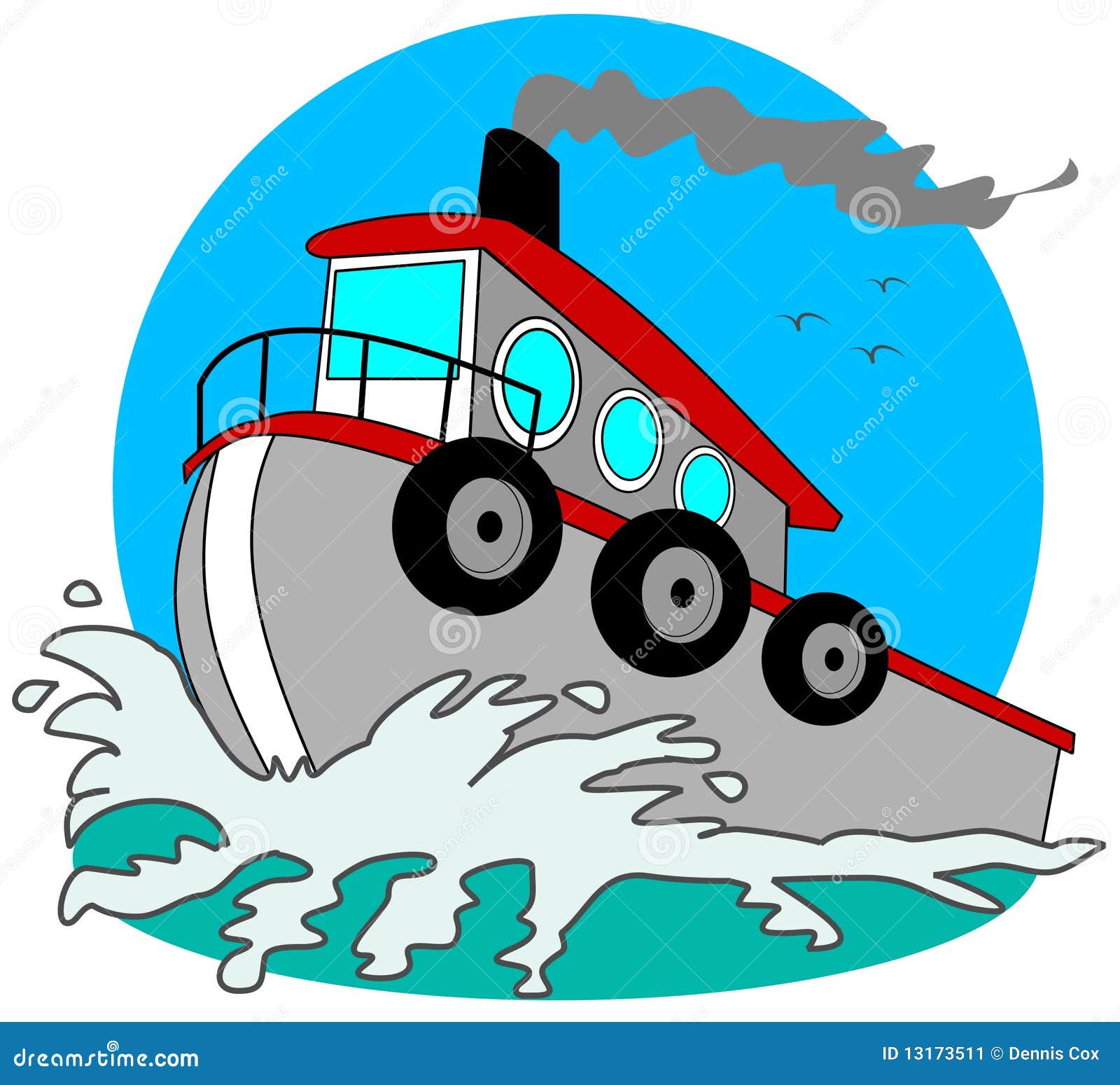 Tugboat Cartoons, Illustrations & Vector Stock Images - 2436 Pictures ...
