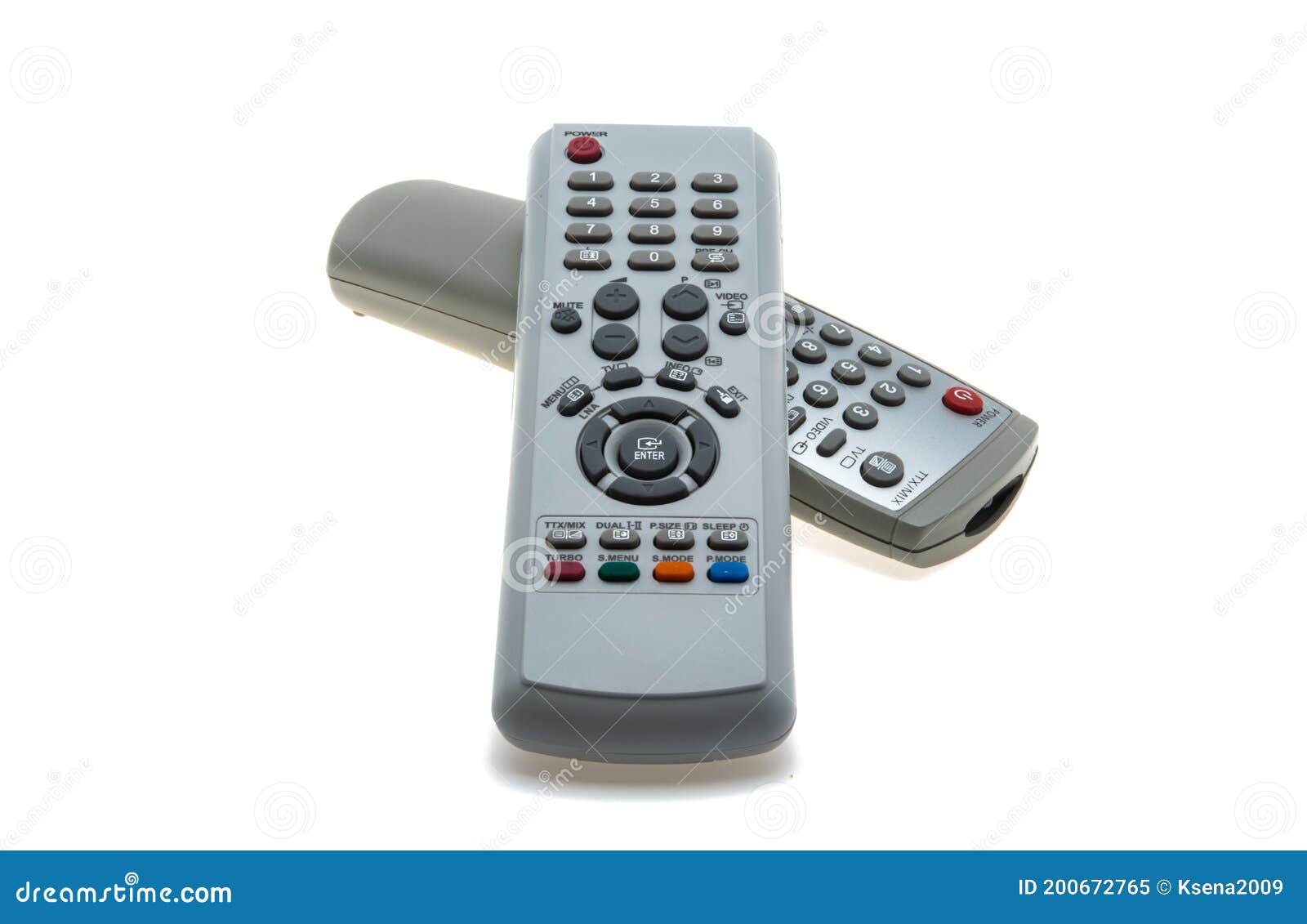Gray tv remote isolated stock image. Image of volume - 200672765