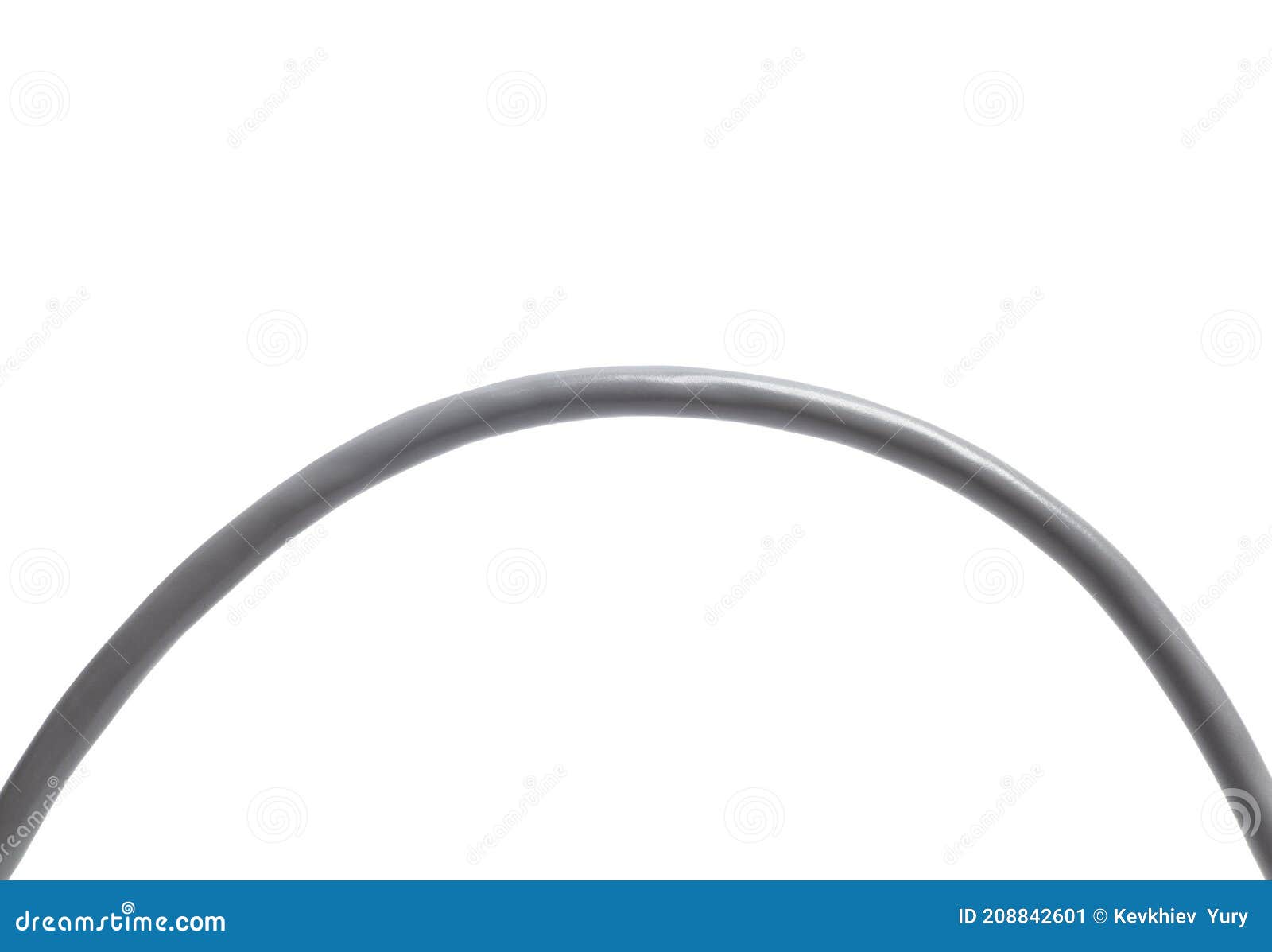 Gray USB Cable Isolated on White Background Stock Image - Image of ...