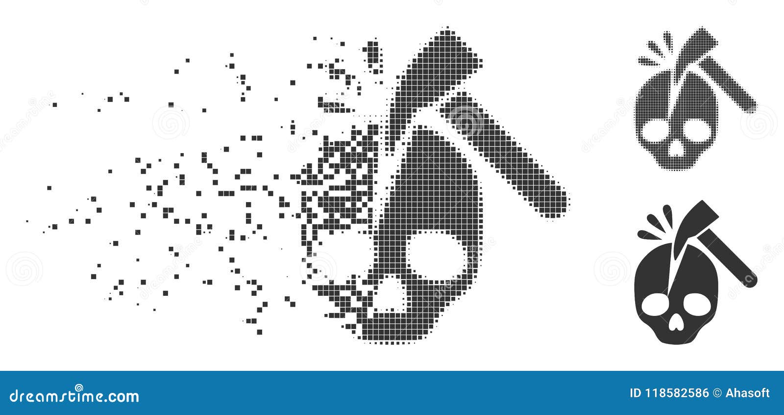 Break Skull Mosaic Icon Of Rugged Pieces Stock Photo | CartoonDealer ...