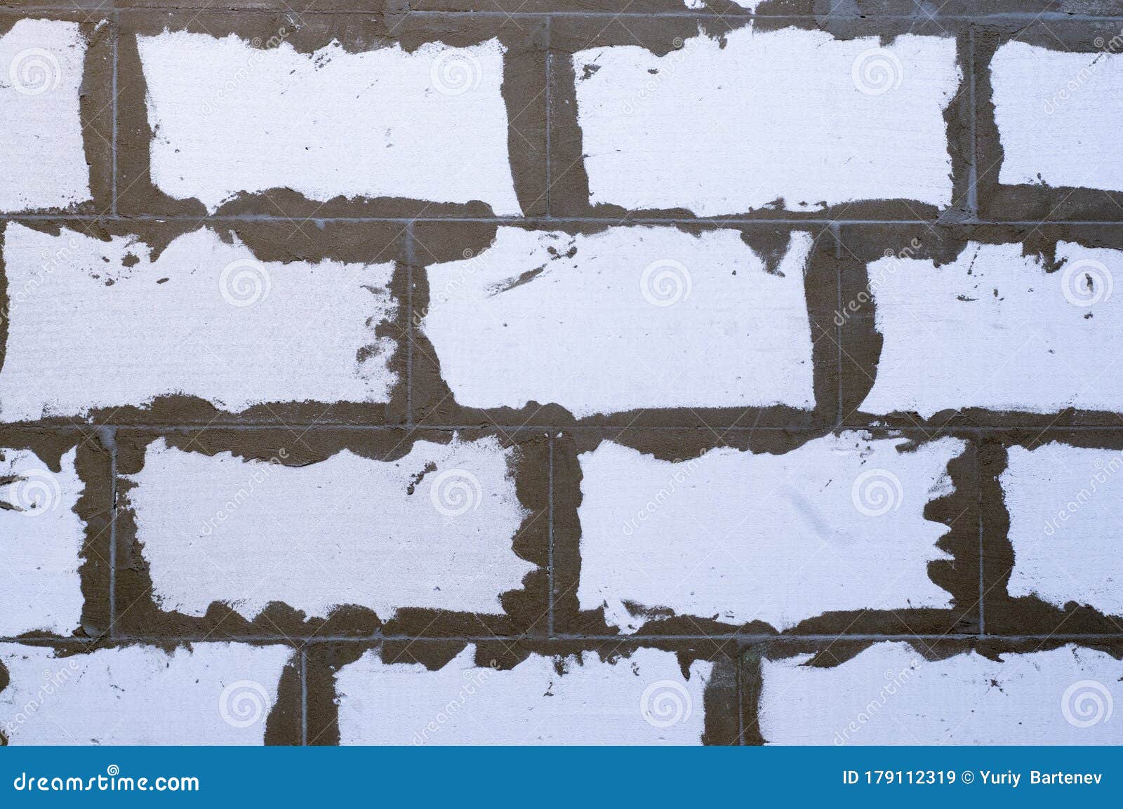 Gray Wall of Gas Silicate Blocks Stock Image - Image of facade ...