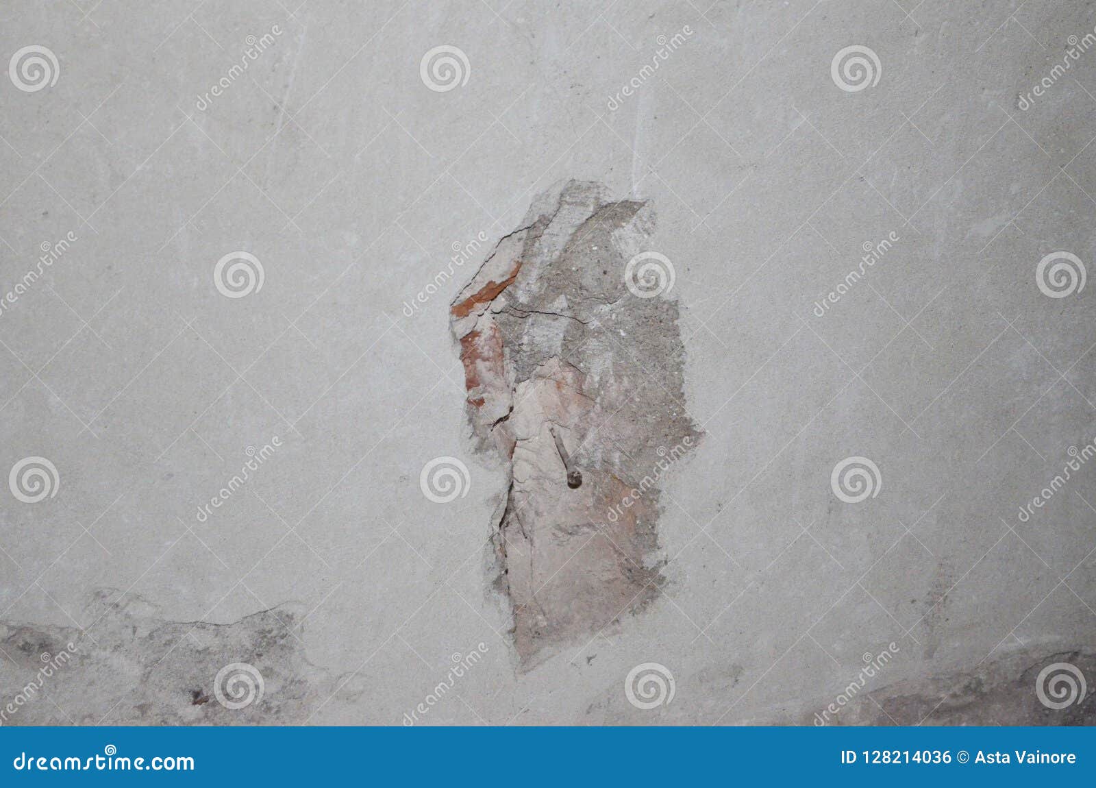 Old rusty nail stock photo. Image of wall, antique, rusty - 128214036