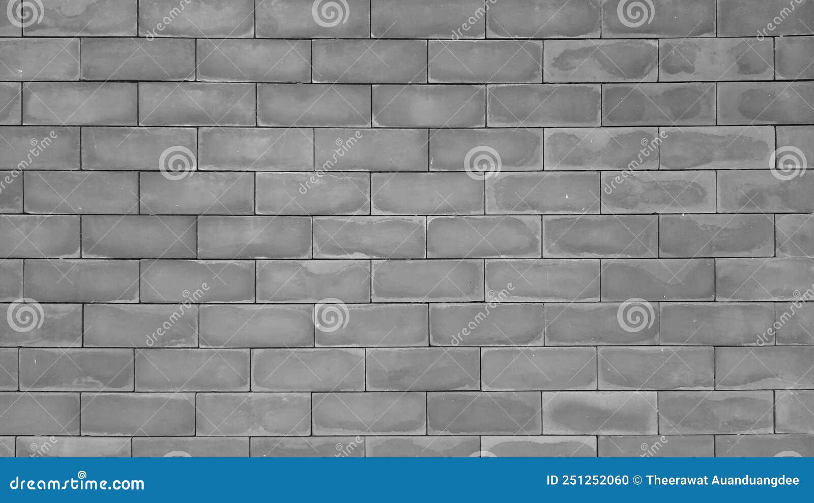 Gray Walls and Rectangular Masonry in Straight Lines Alternate for a ...