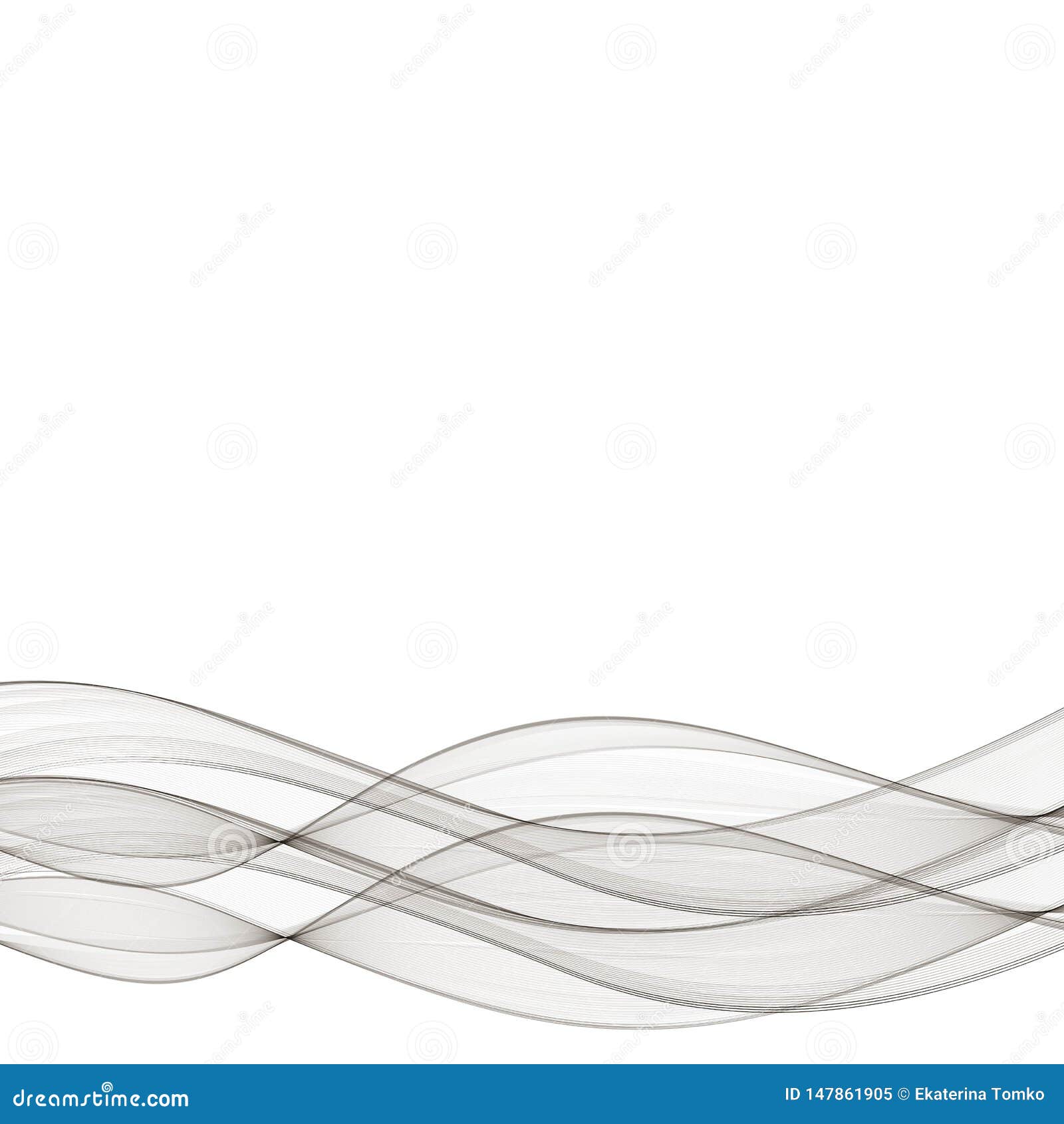 Gray Wave. Vector Layout for Advertising. Eps 10 Stock Vector ...