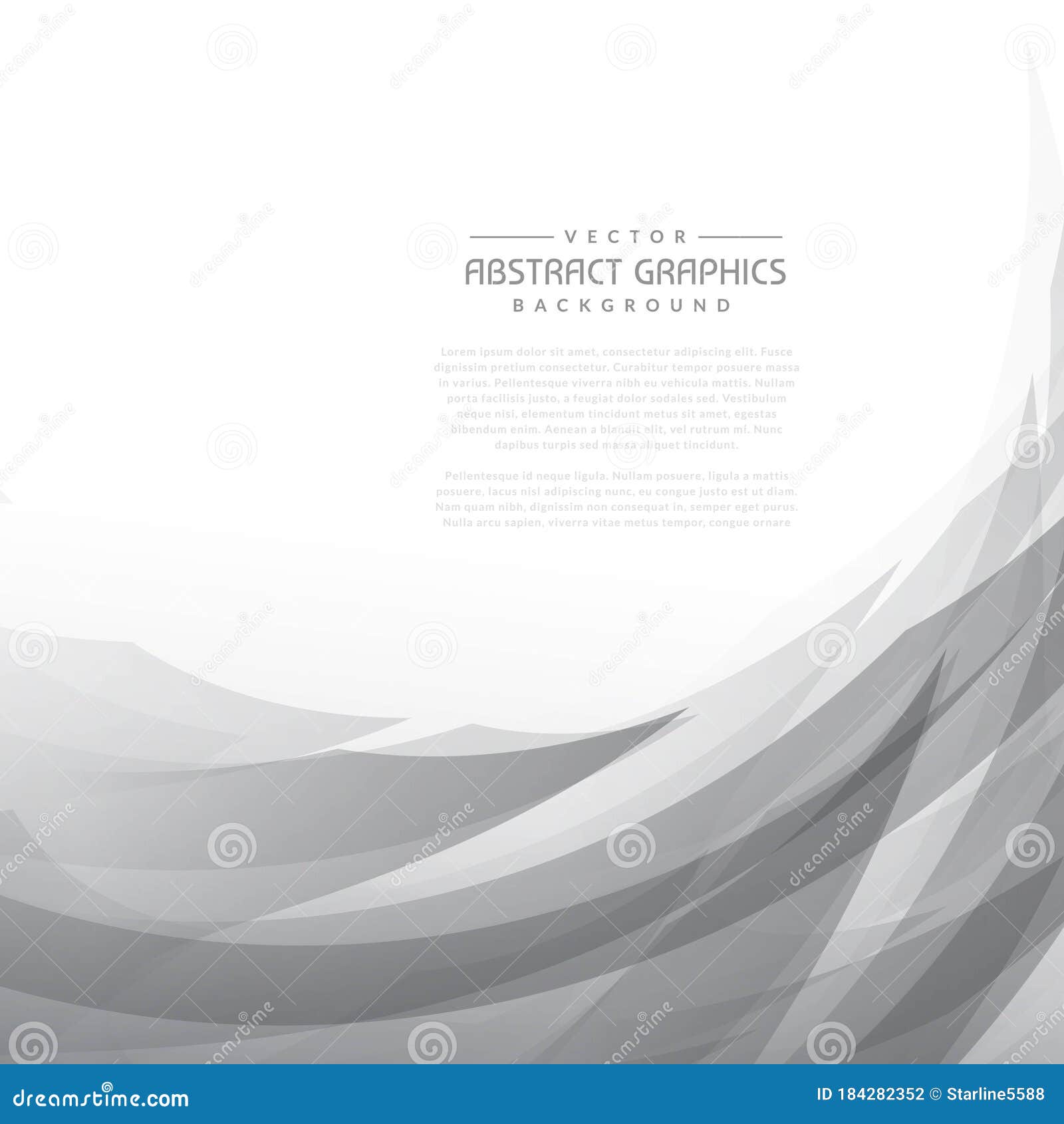 Gray Wavy Abstract Background Stock Vector - Illustration of fire, gray ...