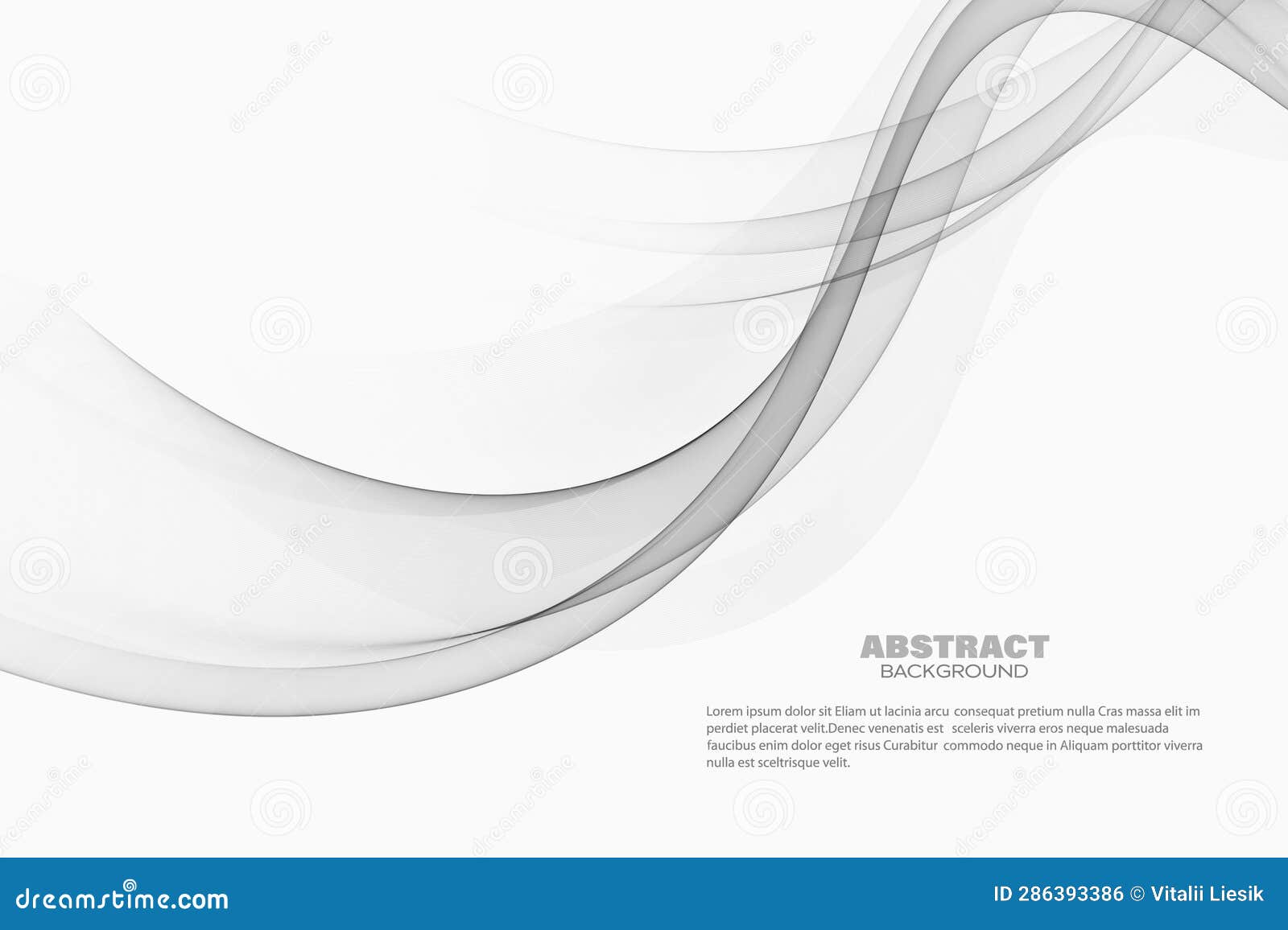 Gray Wavy Abstract Wave,brochure Design Template. Stock Vector ...