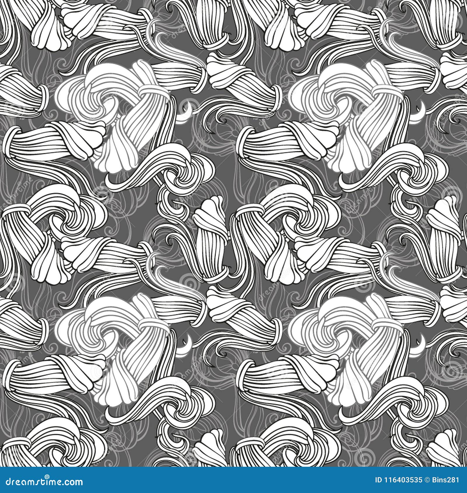 Gray colors on seamless stock vector. Illustration of wallpaper - 116403535