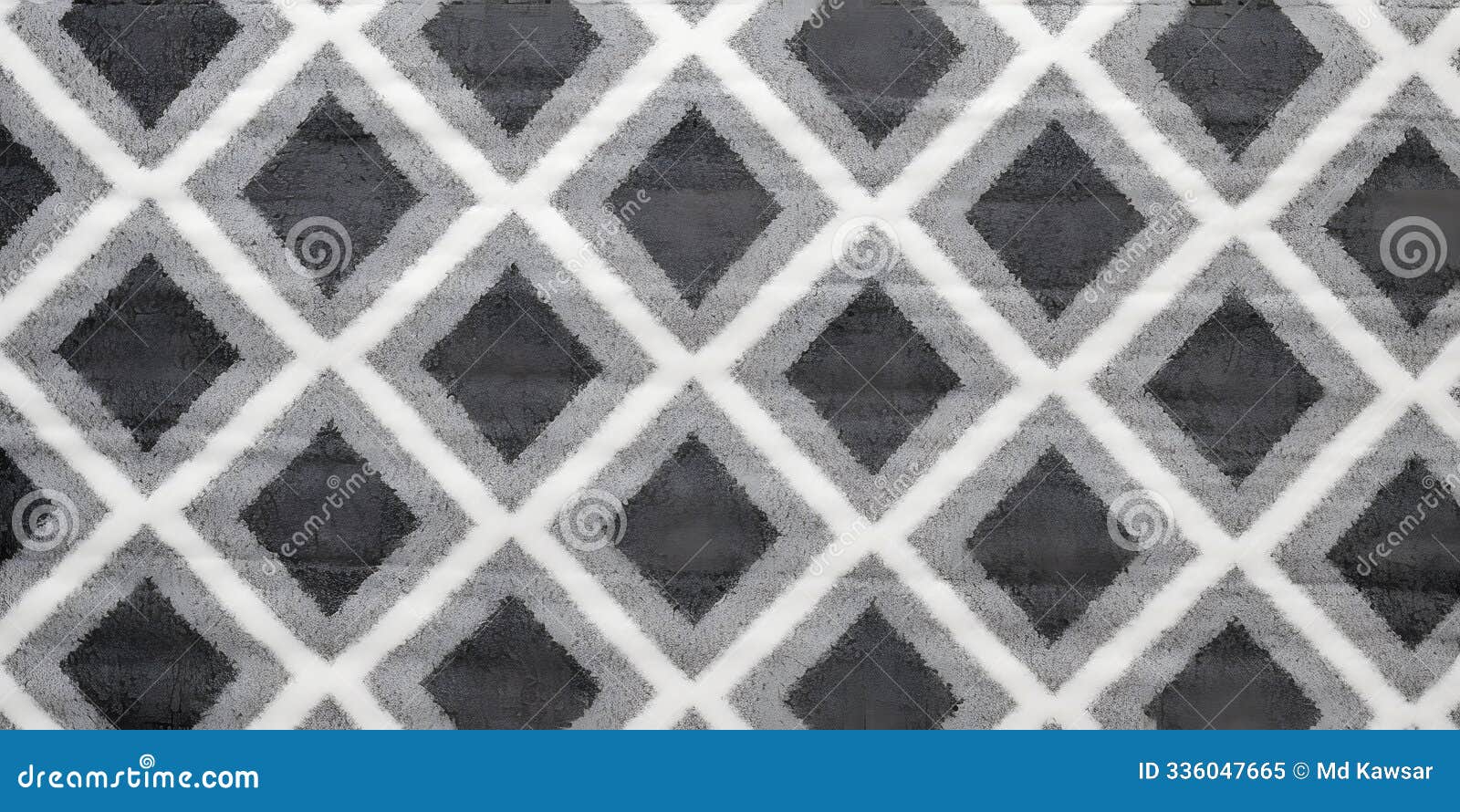 Gray & White Diamond Carpet Texture Pattern Stock Illustration ...
