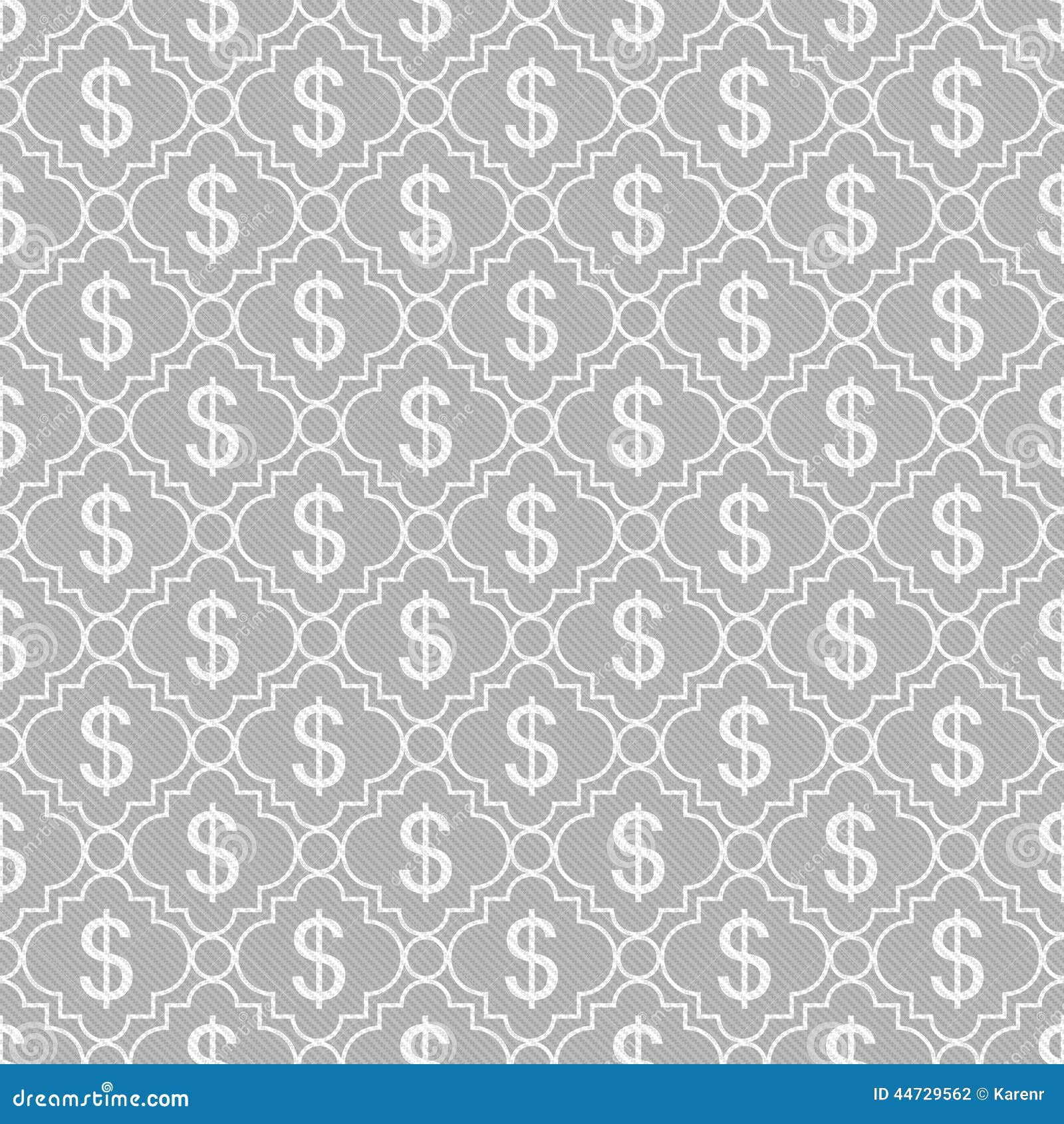 Gray and White Dollar Sign Pattern Repeat Background Stock Illustration ...