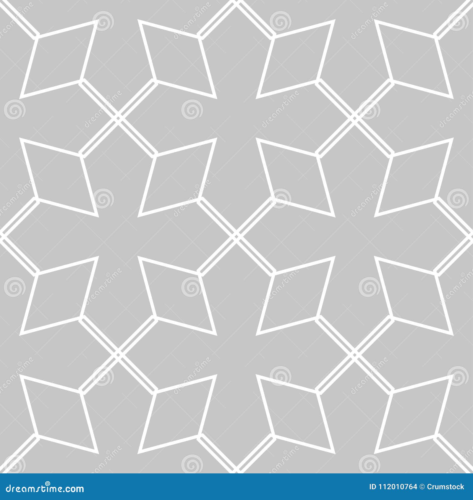 Gray and White Geometric Print. Seamless Pattern Stock Vector ...