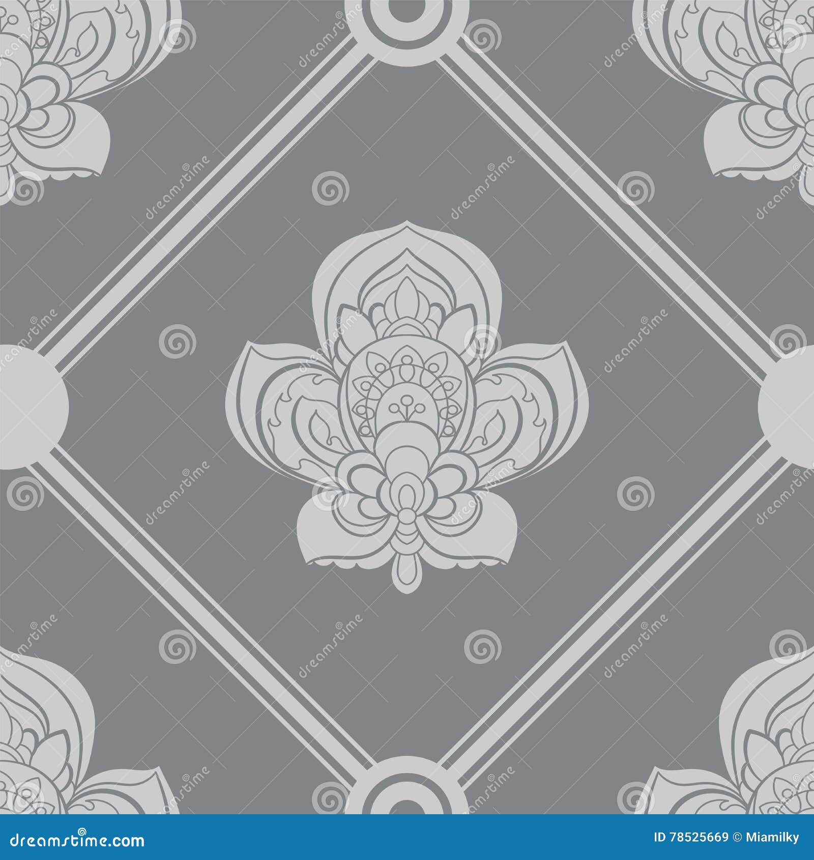 Gray and White Seamless Geometric Pattern, Repeating Texture. Line Background. Contemporary ...