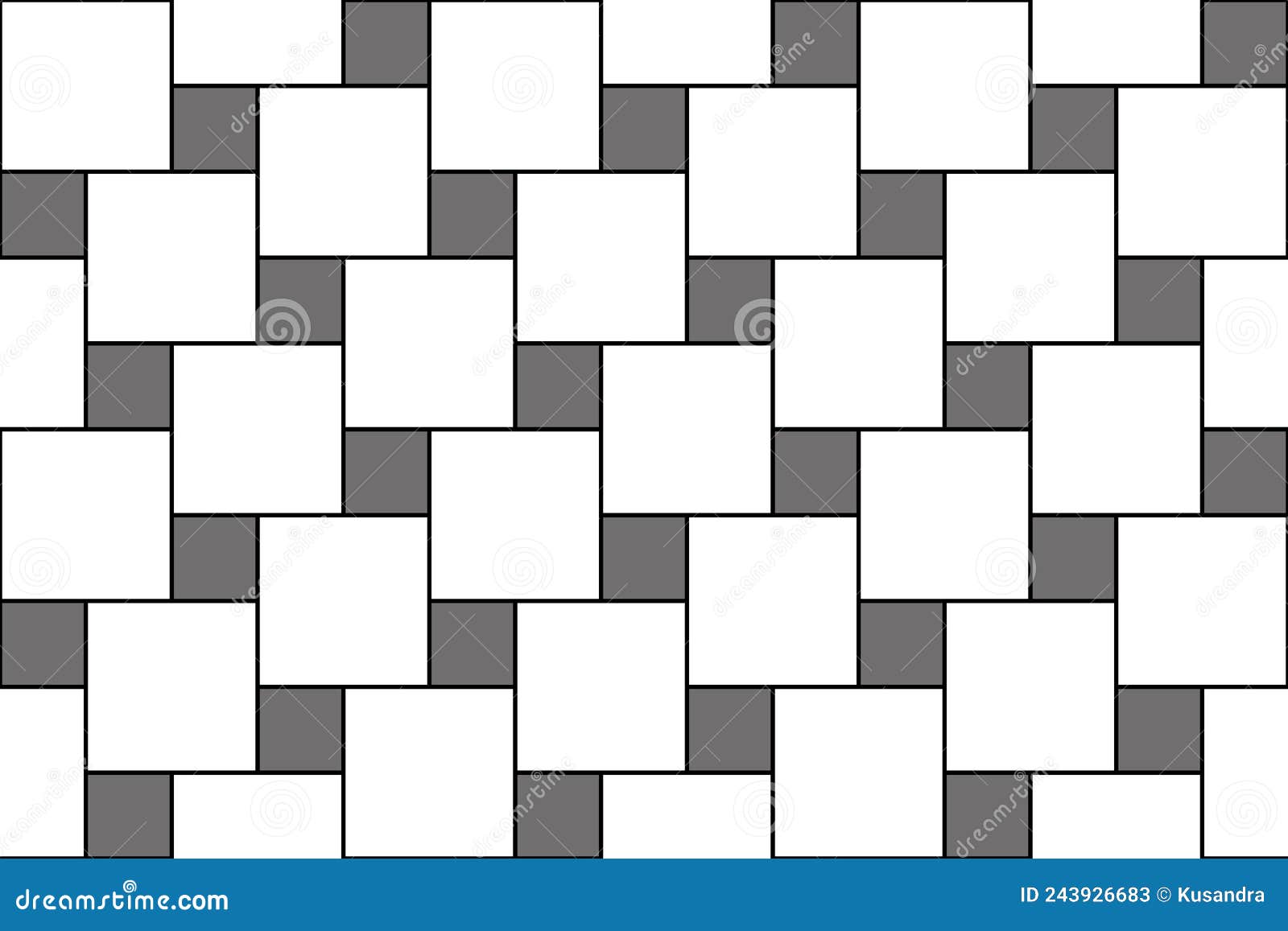 Gray and White Seamless Pattern of Pavement with Square Blocks Stock ...