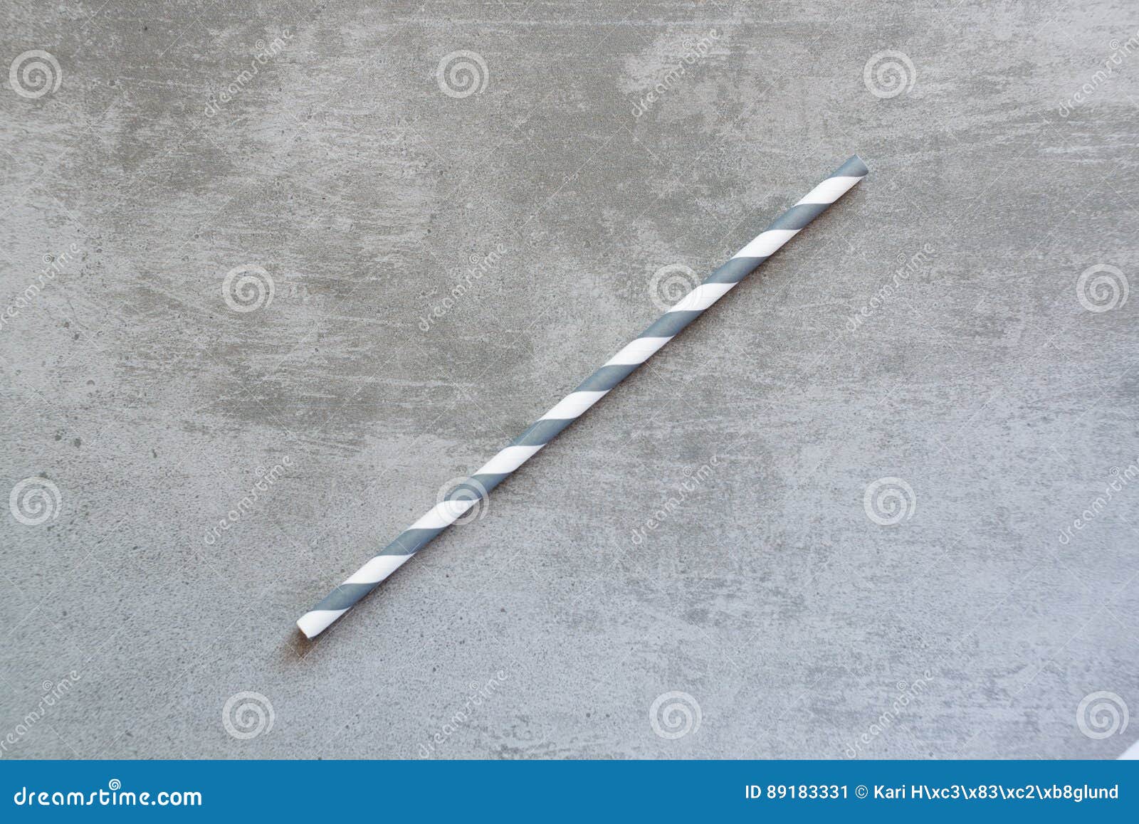 Gray and White Striped Drinking Straw Stock Image - Image of classic ...