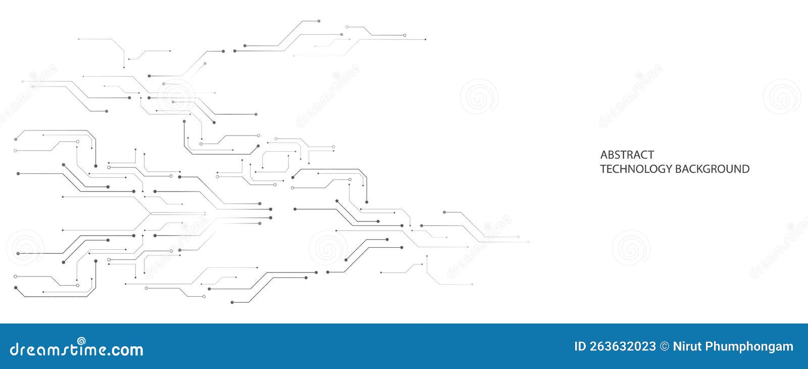 Gray and White Technology Background Image Line Design for ...