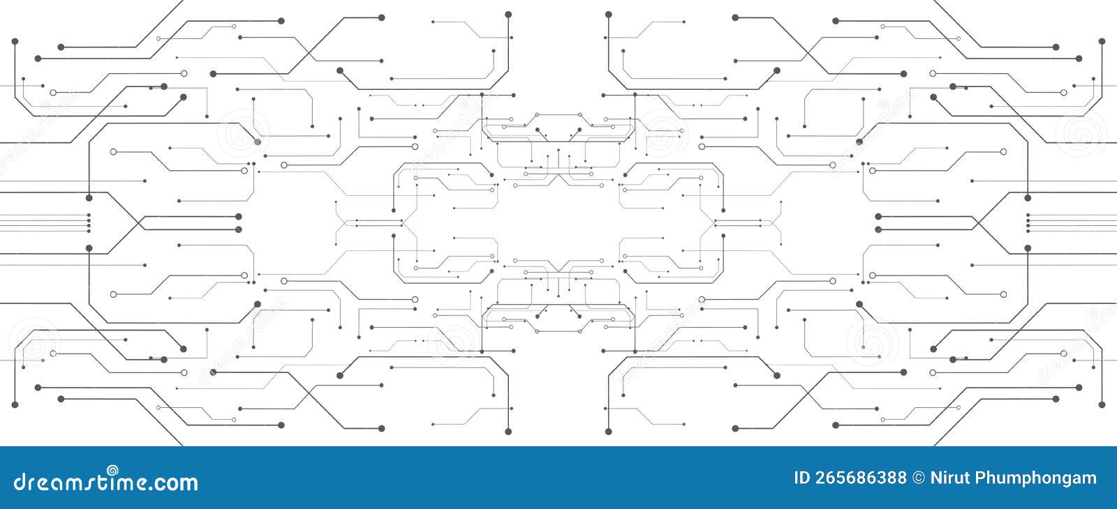 Gray and White Technology Background Image Line Design for ...