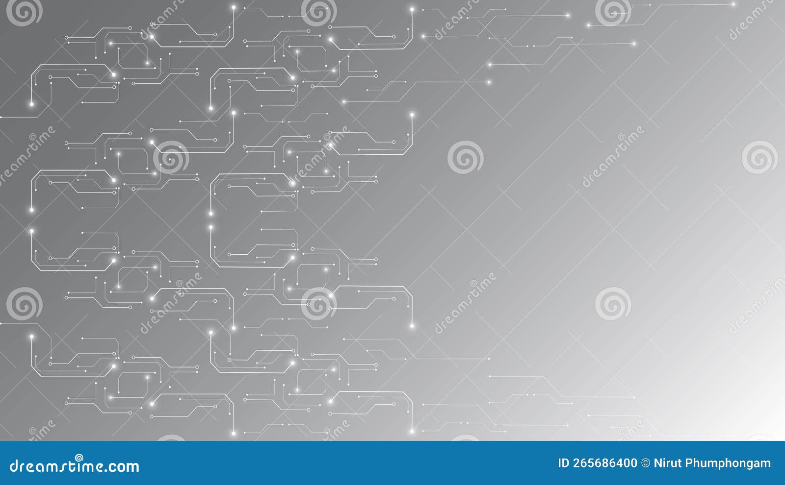 Gray and White Technology Background Image Line Design for ...