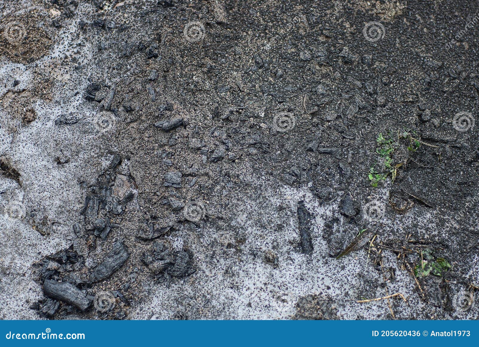 Gray White Texture of Soot and Ash on White Snow Stock Photo - Image of ...