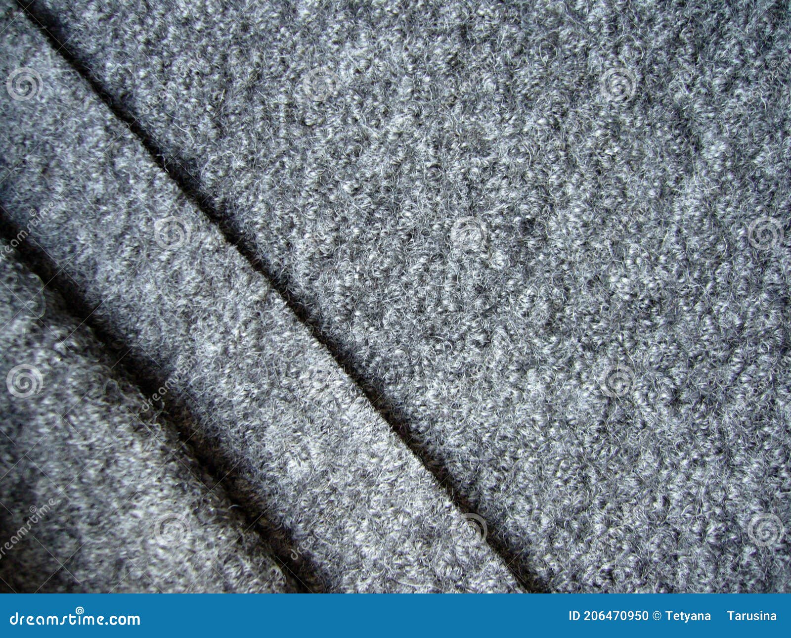 Gray woolen fabric. stock photo. Image of costume, floor - 206470950