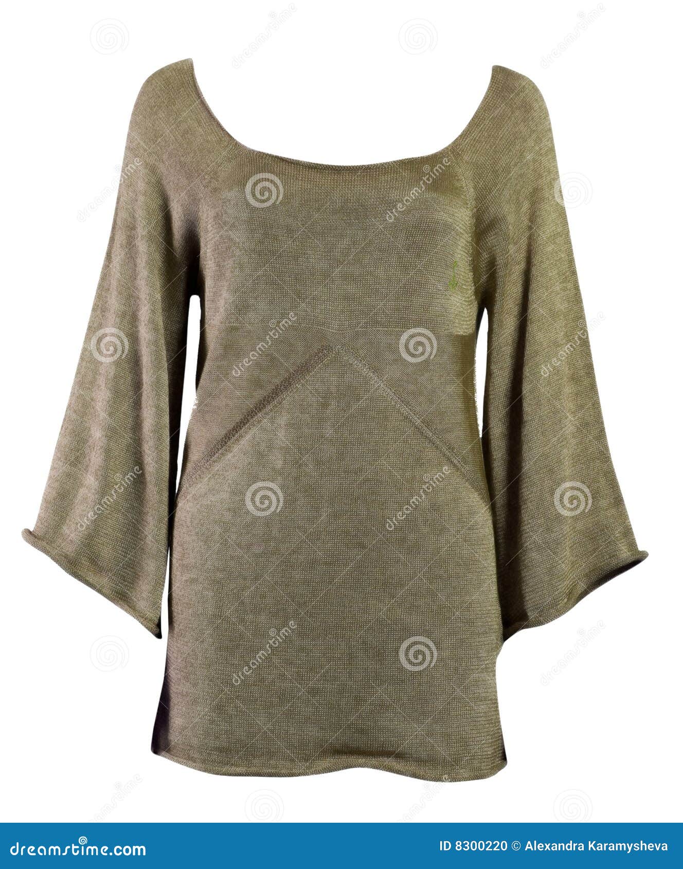 Gray woolen knitted tunic stock photo. Image of classic - 8300220