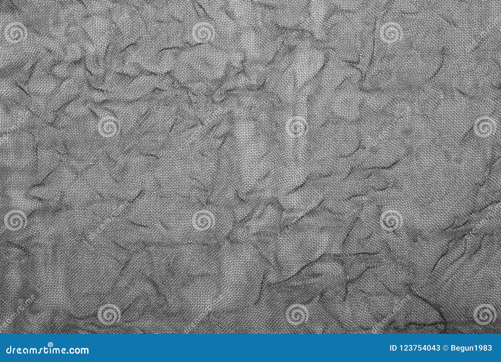 Grey Fabric Texture into the Mesh. Stock Image - Image of abstract ...