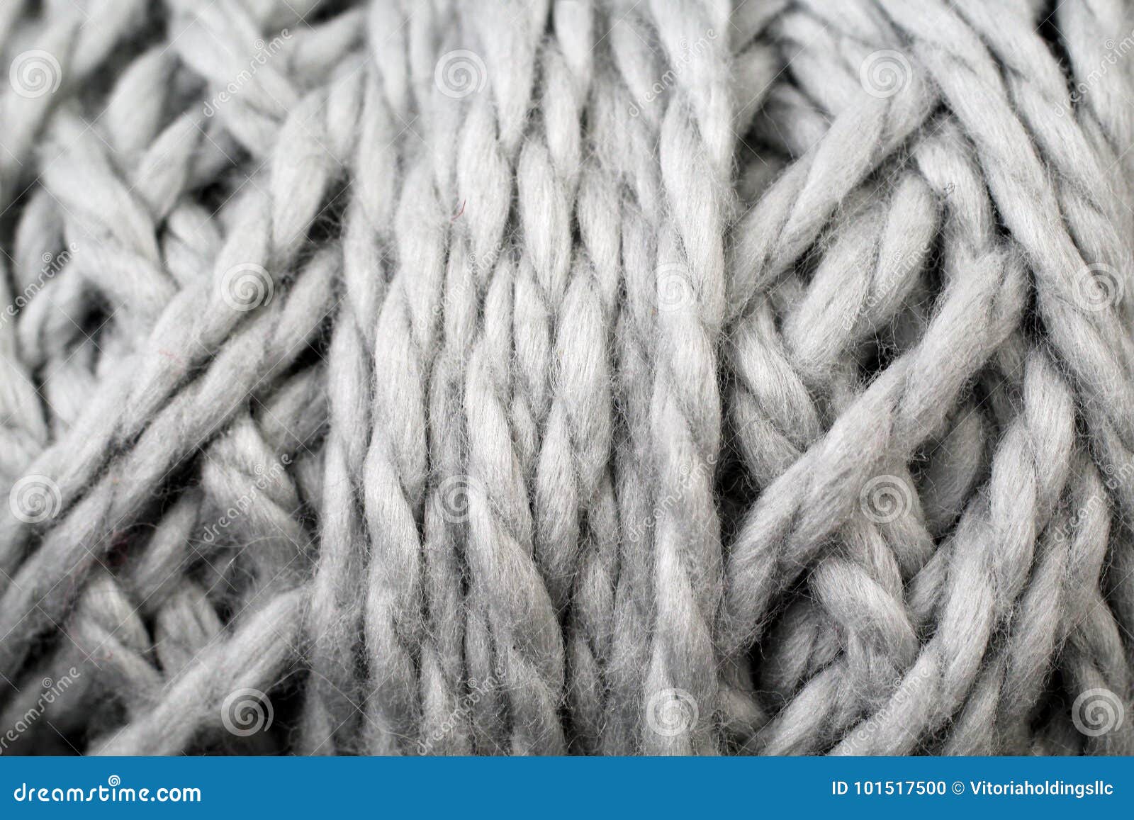 Gray Yarn Texture Close Up photo stock. Image du conception - 101517500