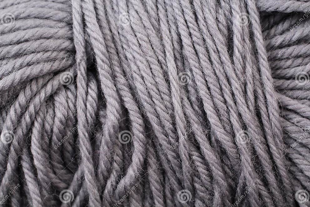Gray Yarn Texture Close Up foto de archivo. Imagen de gris - 101517934