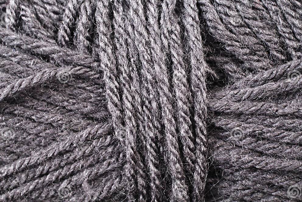 Gray Yarn Texture Close Up stock image. Image of craft - 100610275