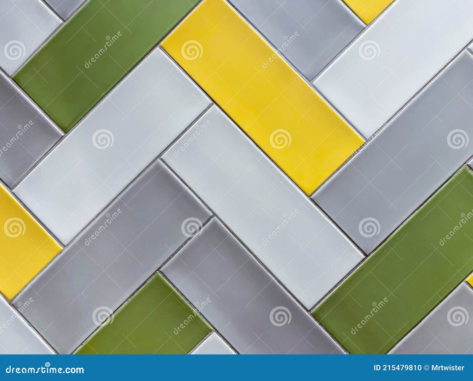 Gray and Yellow Ceramic Tiles Patterns. Abstract Geometric Background ...