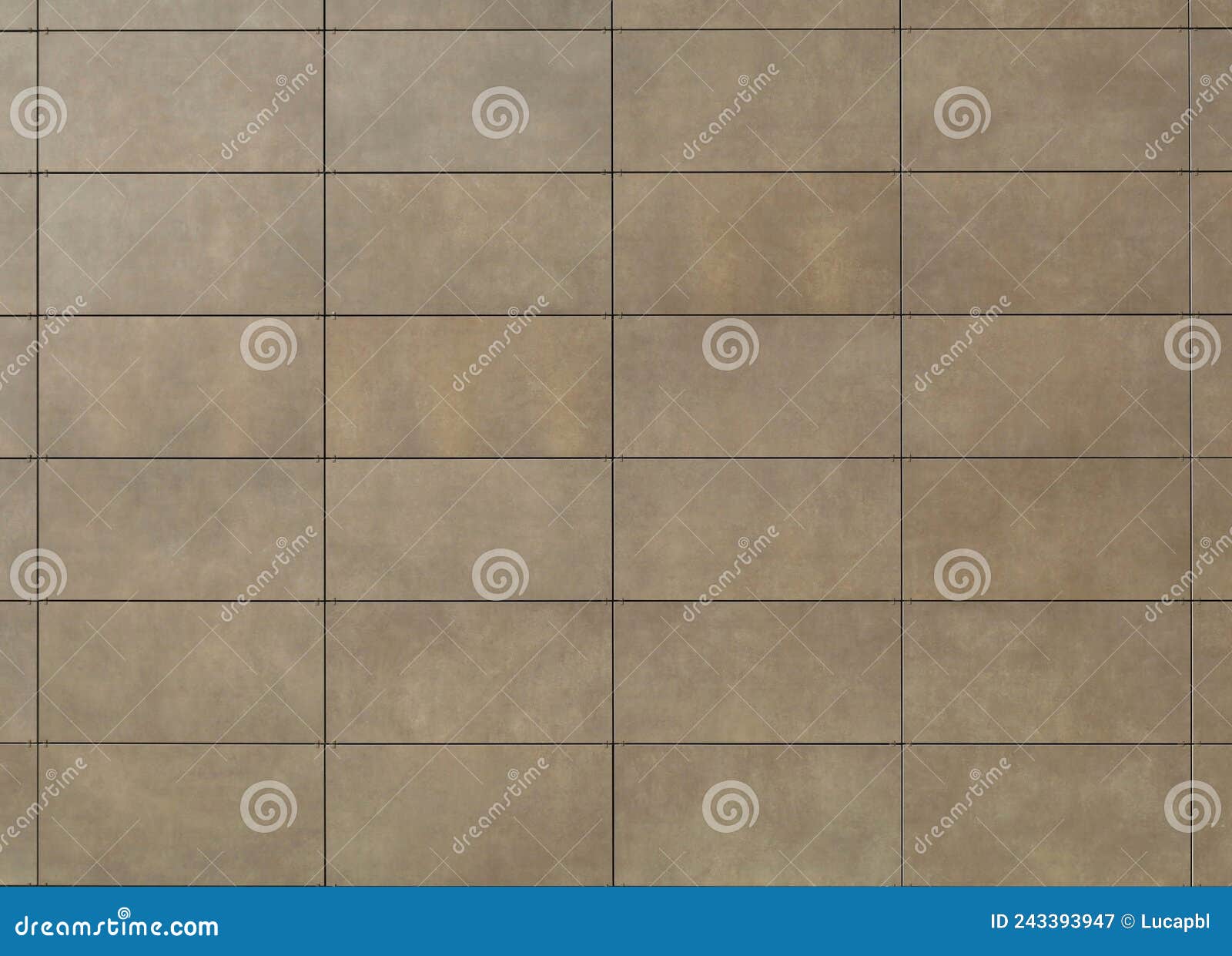 Grayish Brown Stone Tiles for Ventilated Facade Cladding. Stock Image ...